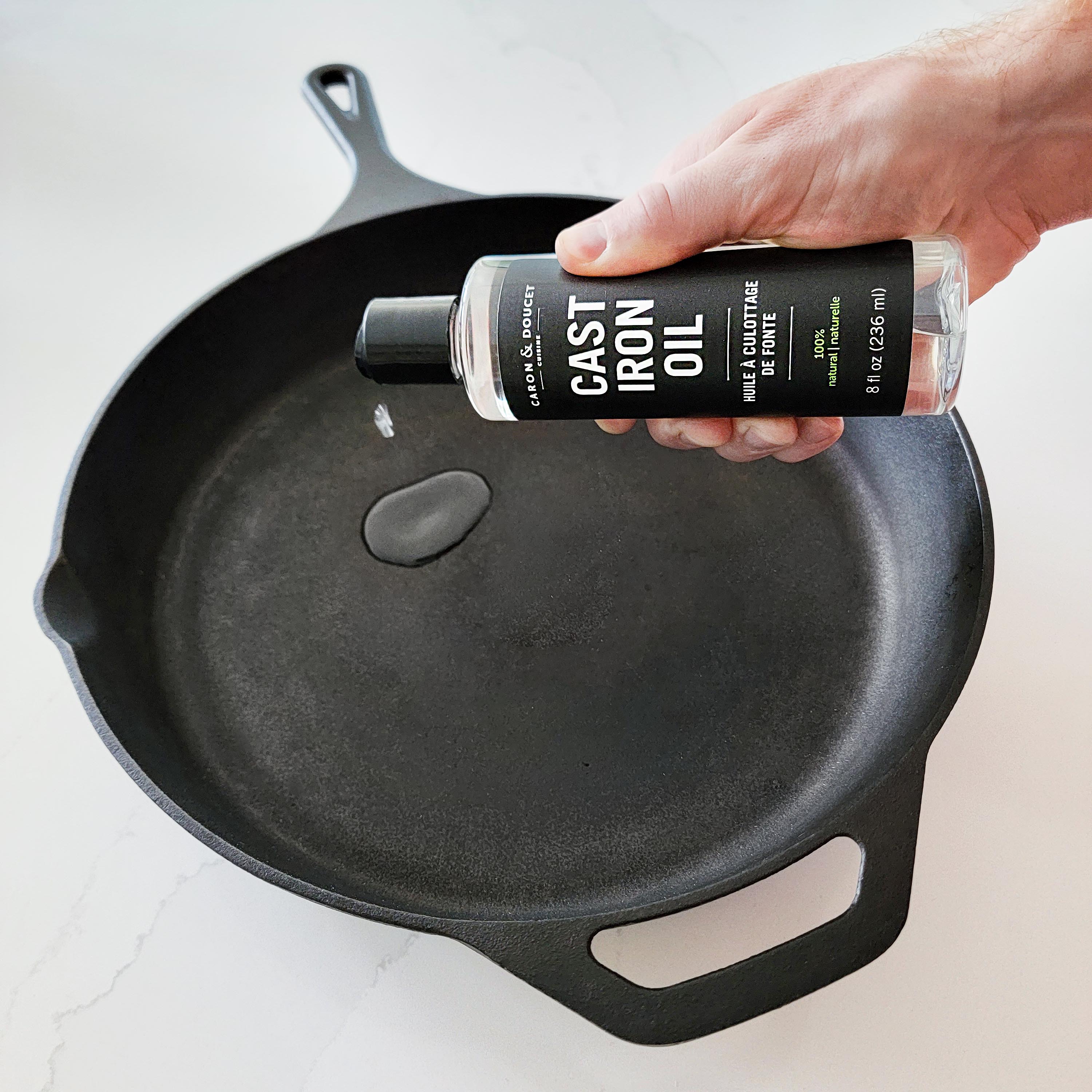 Cast Iron Seasoning Oil for Cleaning & Conditioning | Caron & Doucet ...