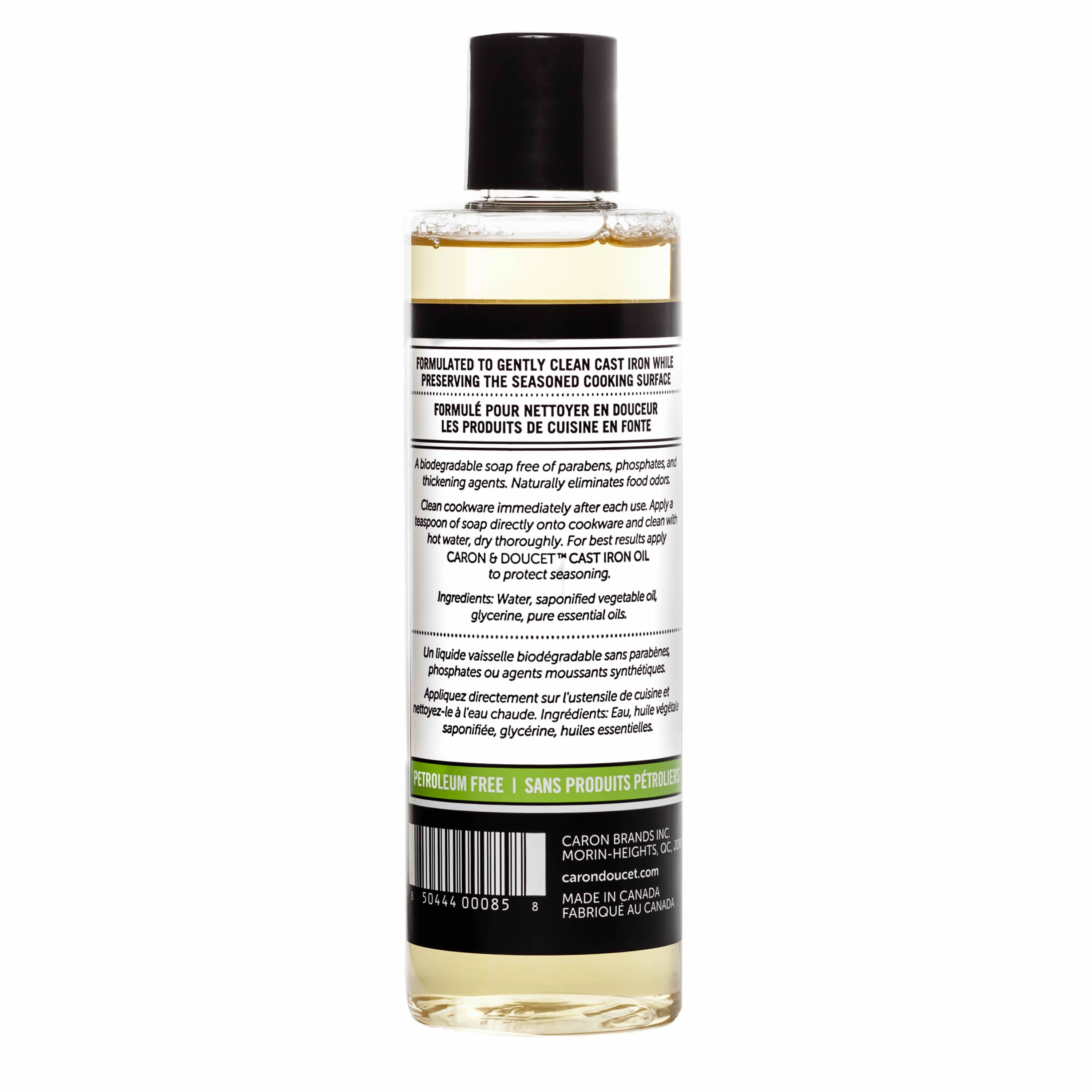 100% Natural Cast Iron Cleaning & Washing Soap | Caron & Doucet – Caron ...